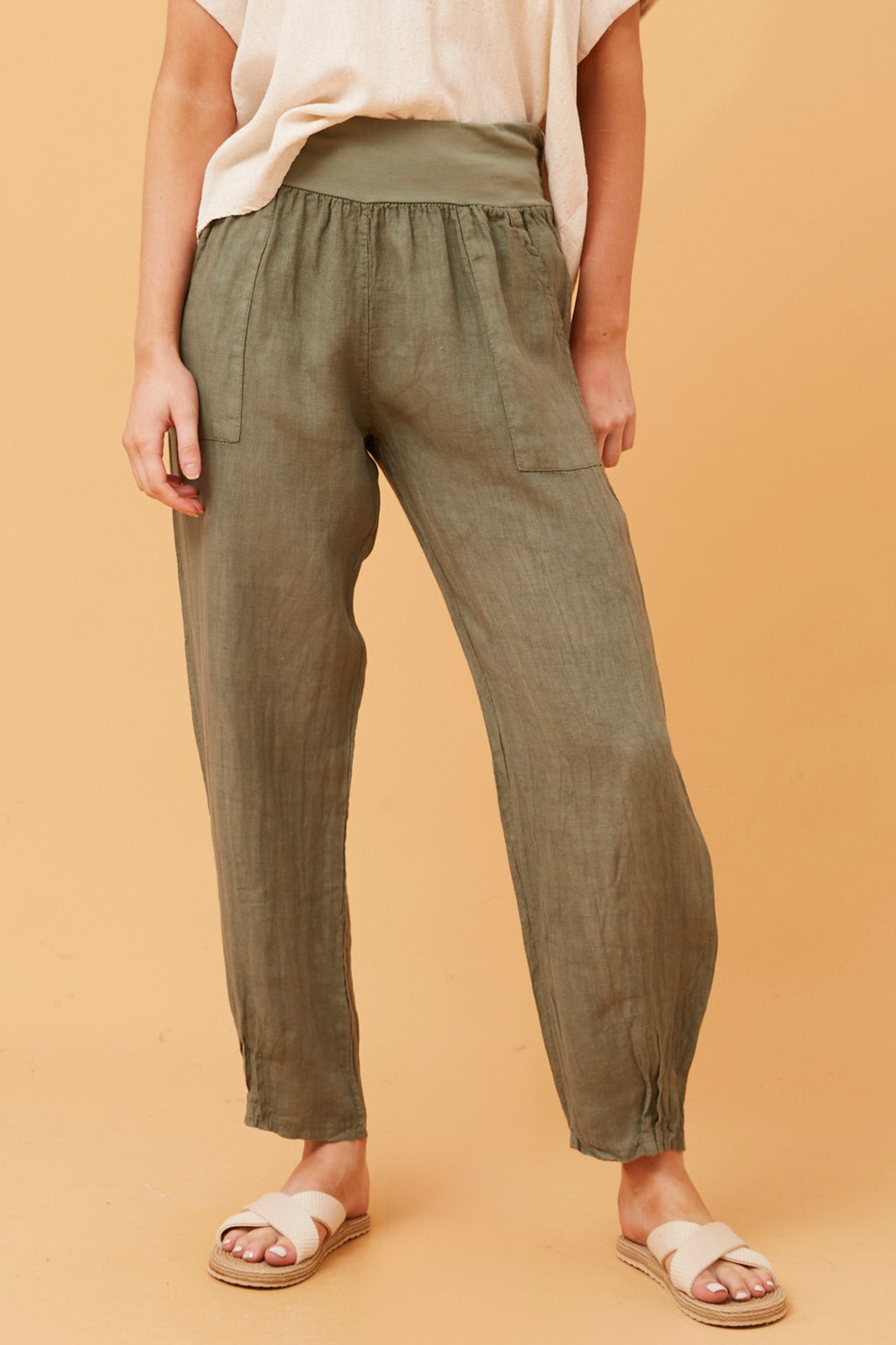 Bottega Linen Pants – MODA In Fashion